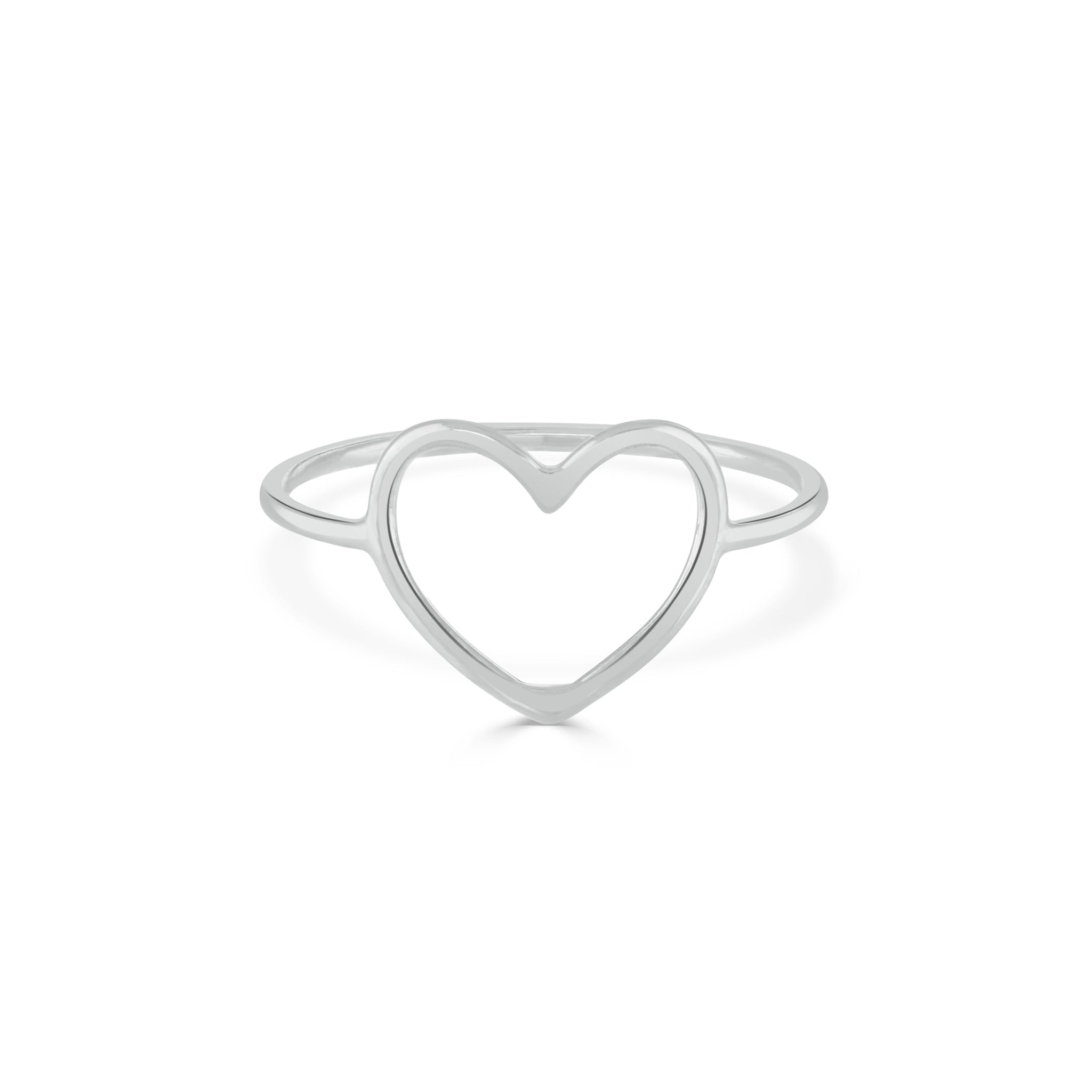 Written Heart Ring - by Laura Gravestock