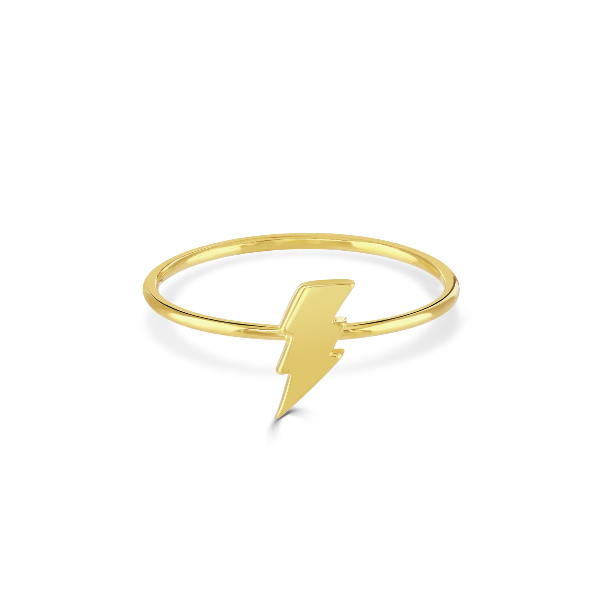 Dainty Lightning Stacking Ring - by Laura Gravestock